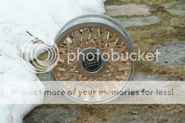 FS: Volvo 15x7 5x108 et20 "Multi-X" (basketweave, polished lip, gold ...