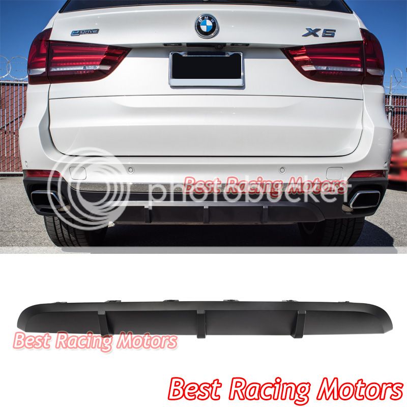 Performance Style Rear Bumper Diffuser (PP) Fits 14-18 BMW F15 X5 (Non ...